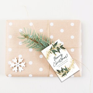 Boho Christmas Gift Tags Gold Christmas Gift Tags - Etsy