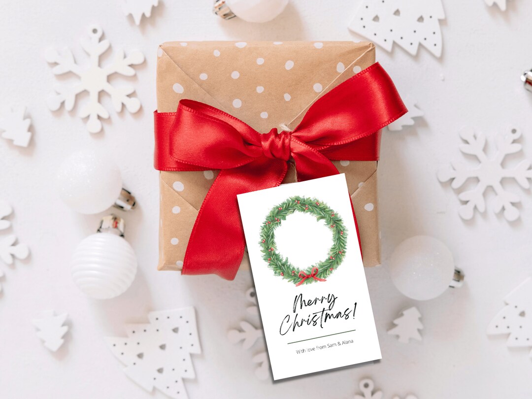 Boho Christmas Gift Tags | Gold Christmas Gift Tags | Printable ...