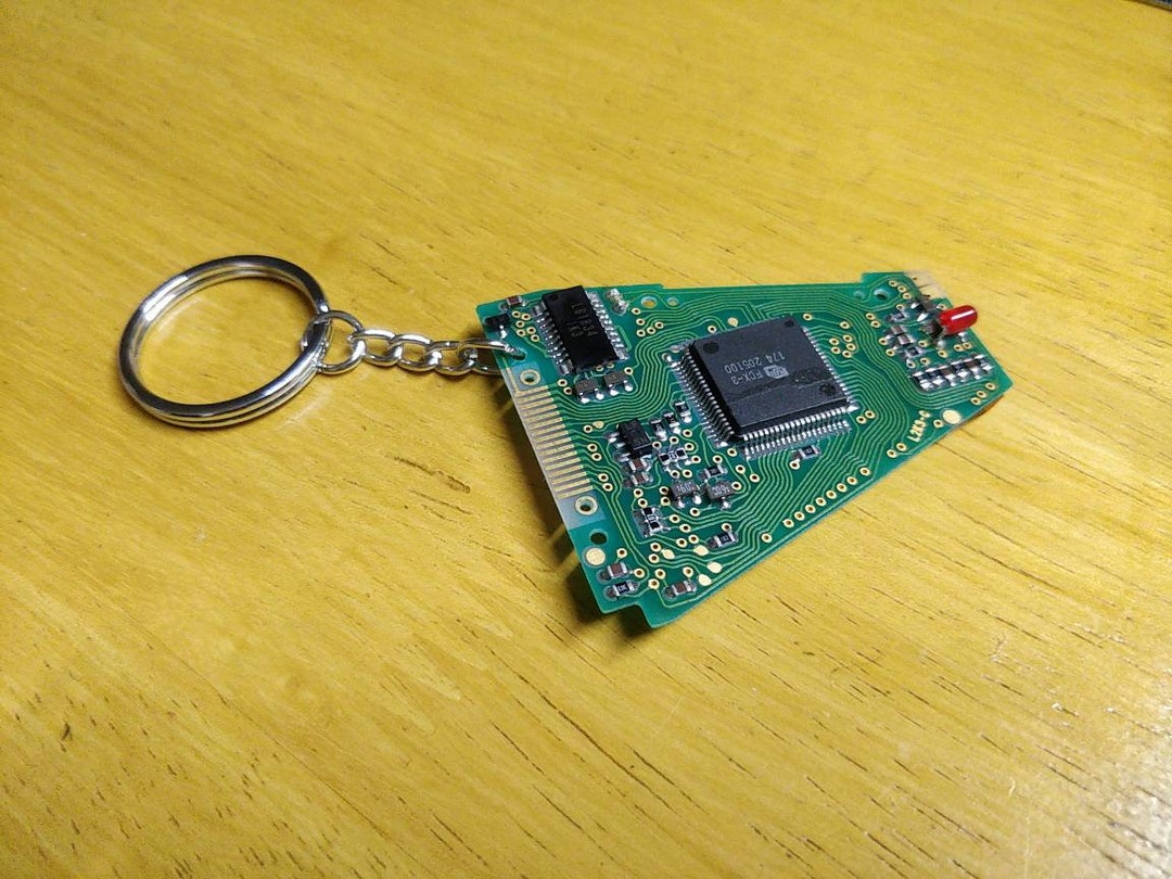 Computer Circuit Board Keychain, Key Fob, Geek Gift, Wearable ...