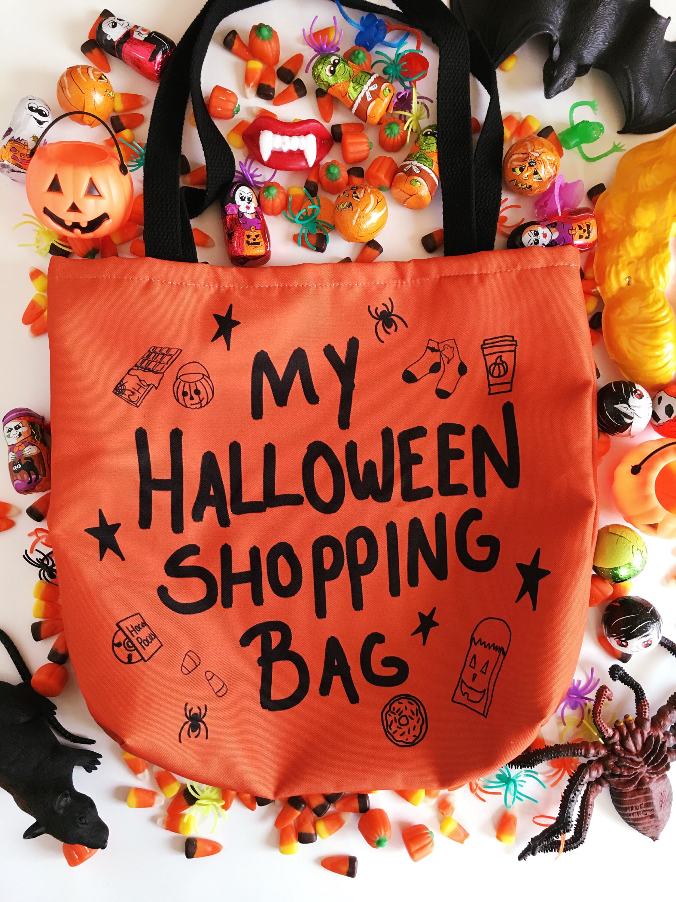 My Halloween Shopping Bag-the Perfect Shopping Tote for a Halloween ...