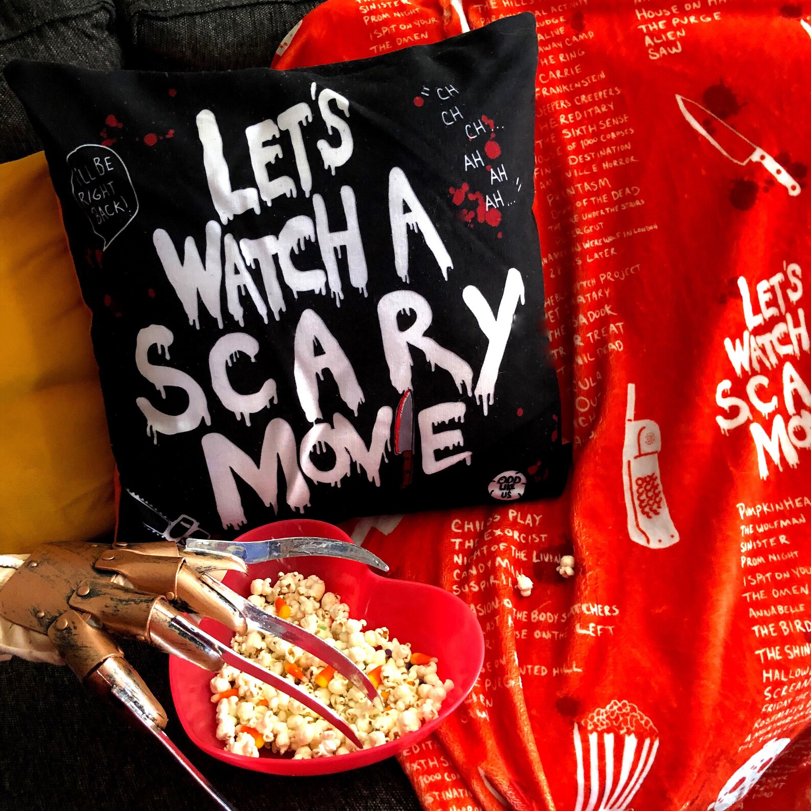 Scary Movie Throw Blanket Movie Night Blanket Gifts for - Etsy