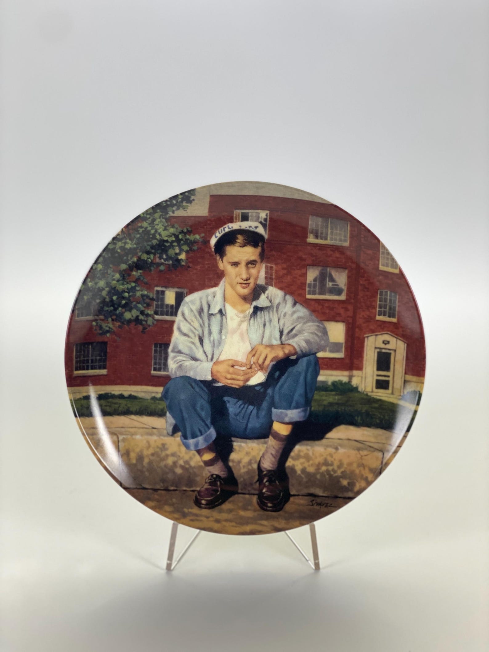 Elvis Presley Porcelain Plate, Delphi Limited Edition Collectable, 1993 ...