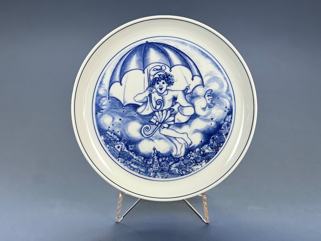 Meissen Porcelain Collectors Plate Hans Christian Andersen Ole Lukoje ...