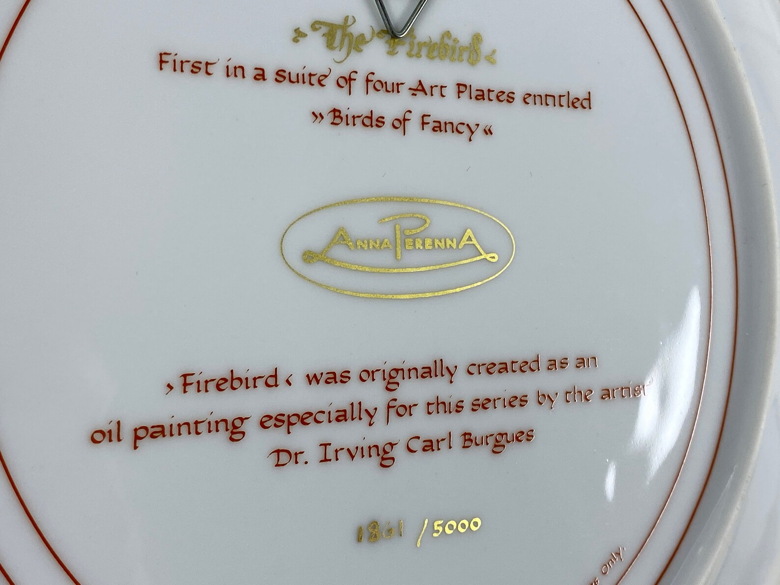 BIRDS of FANCY Series, the Firebird by Artist Dr. Irving Carl Burgues ...