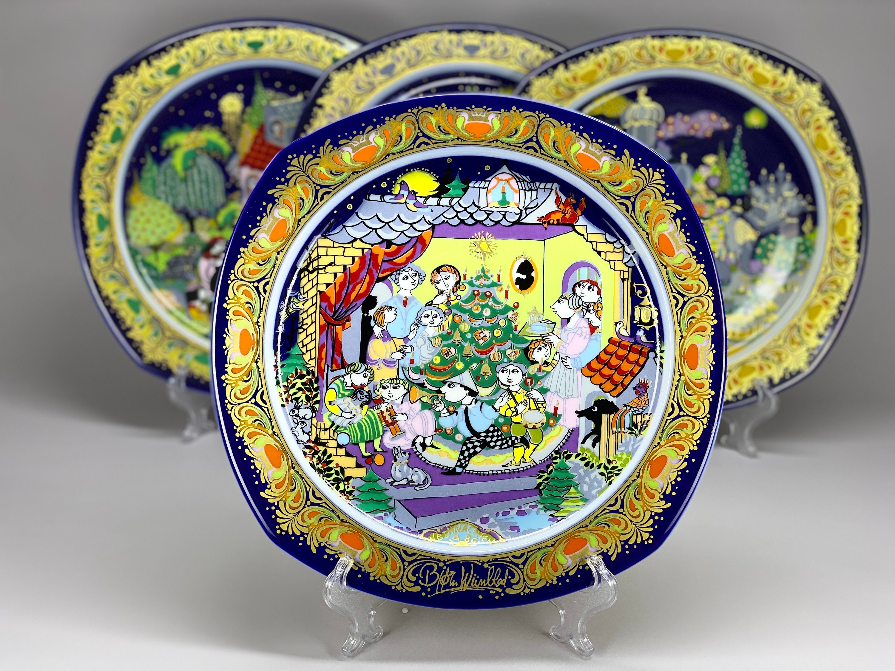 BJORN WIINBLAD Rosenthal Christmas Plates 1983 Nativity of | Etsy
