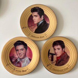 Solid Gold Elvis "jailhouse Rock" Collectible Porcelain Limited Edition ...