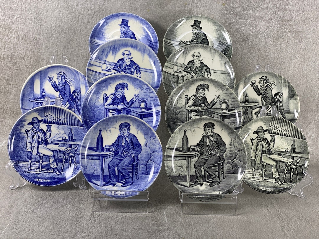 Collections Porcelain DRINKERS Plates Maastricht Royal Sphinx Boch Made ...