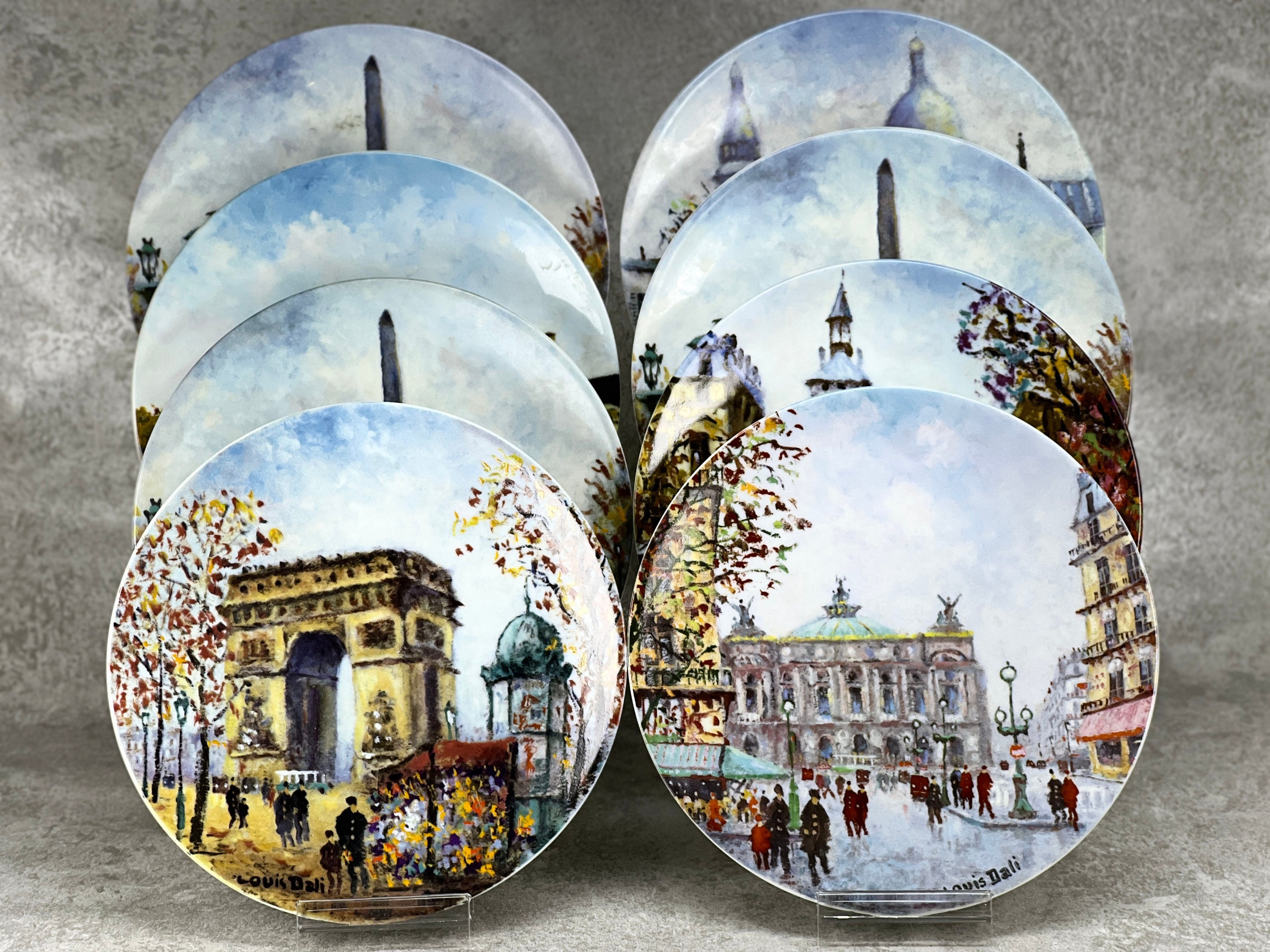PORCELAINE DE LIMOGES France Paris Limited Edition Collectors Wall ...