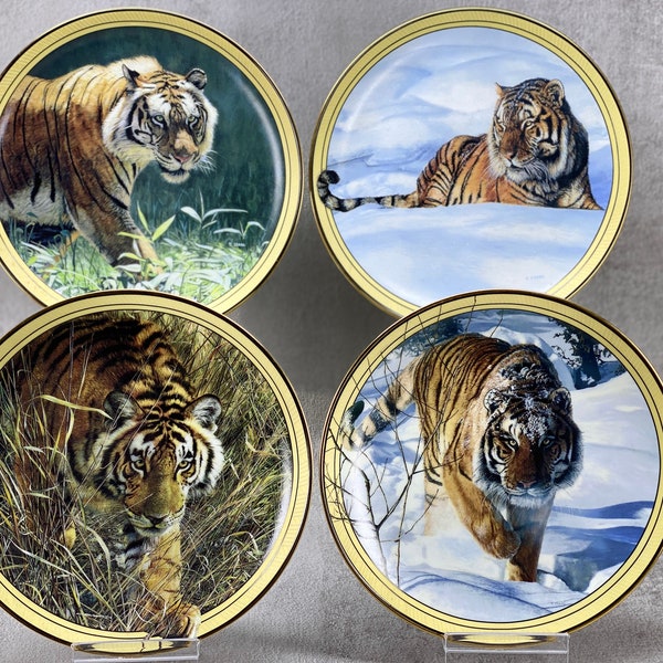 Tiger Plates - Etsy