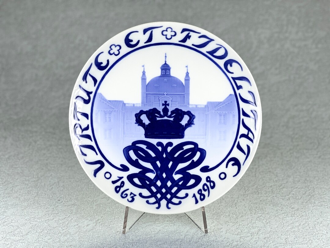 VIRTUTE ET FIDELITATE 1863 - 1898 Bing & Grondahl Memorial Porcelain ...