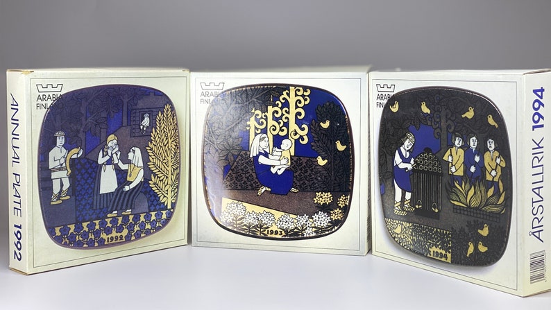 1976 1999 KALEVALA Series Collectible Wall Plates Produced - Etsy