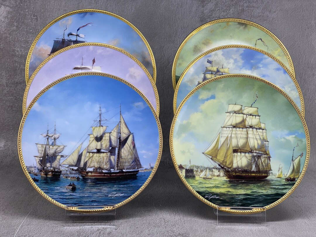 Hamilton Collection Porcelain Plates by Roy Cross From Call to - Etsy
