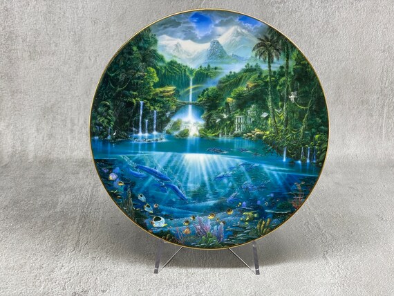 Hamilton Collection Porcelain Collection Plate Sanctuary of | Etsy