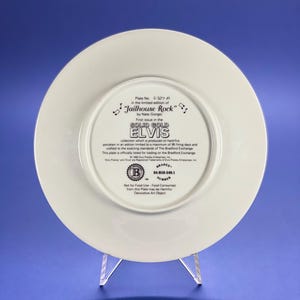 Solid Gold Elvis "jailhouse Rock" Collectible Porcelain Limited Edition ...