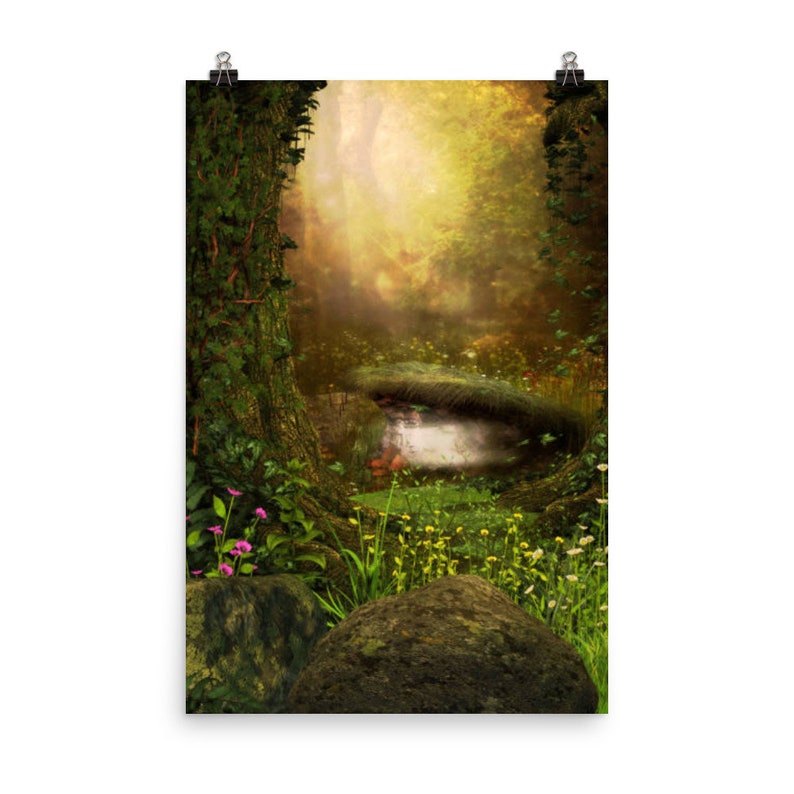 Enchanted Forest Print - Etsy