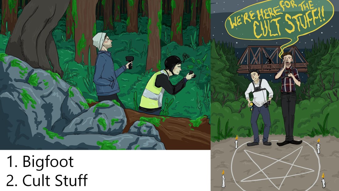 Buzzfeed Unsolved: Supernatural Digital Prints - Etsy