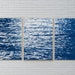 Nautical Triptych of Moonlight Ripples in Lake Como Original - Etsy