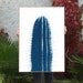 Blue Upright Desert Cactus, Cold Tones Plant, Botanic Cyanotype Print ...
