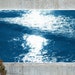 2020 Original Cyanotype on Watercolor Paper of Pacific Sunset Waves ...