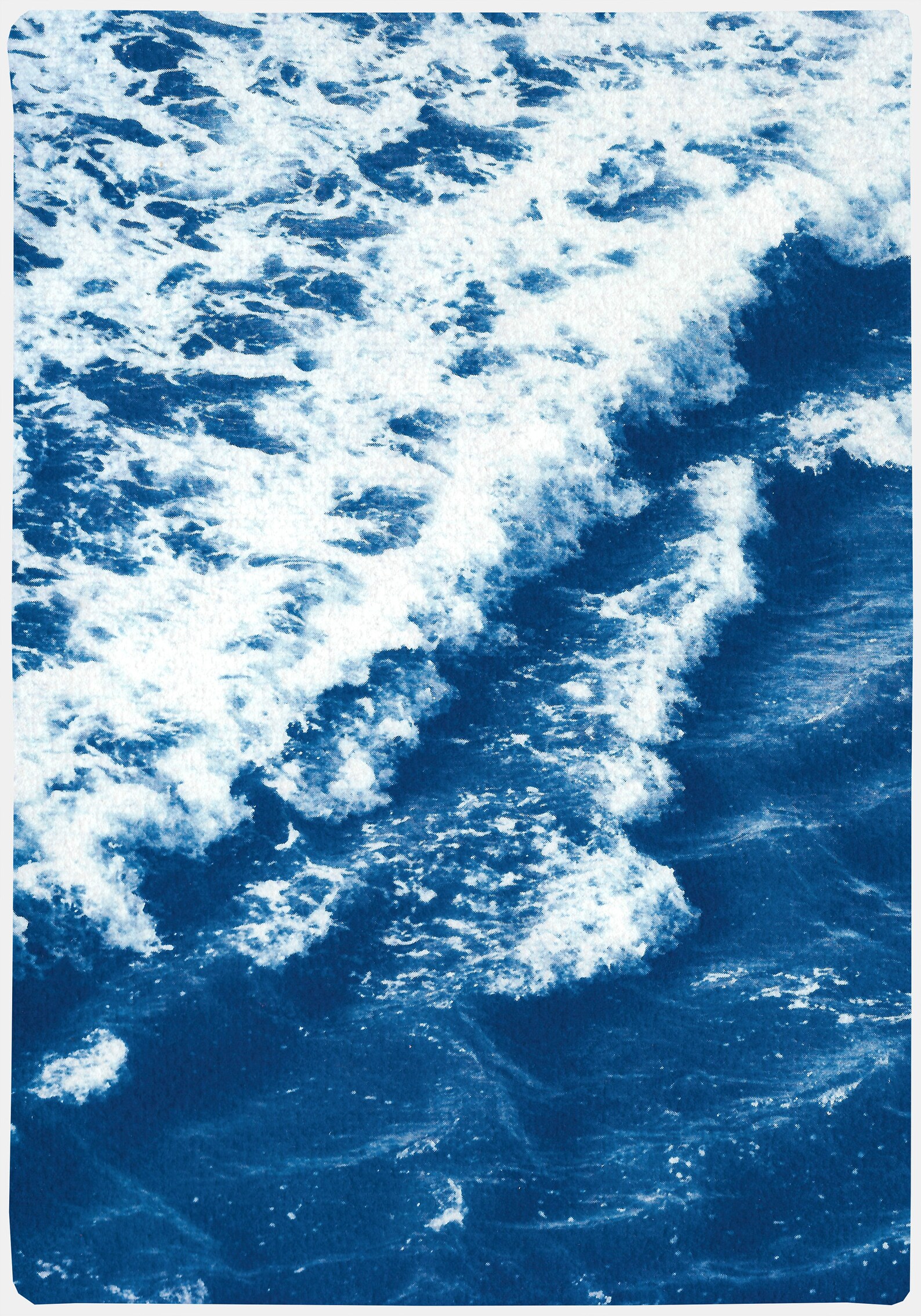 Contemporary Seascape of Rolling Waves off Sidney Large - Etsy
