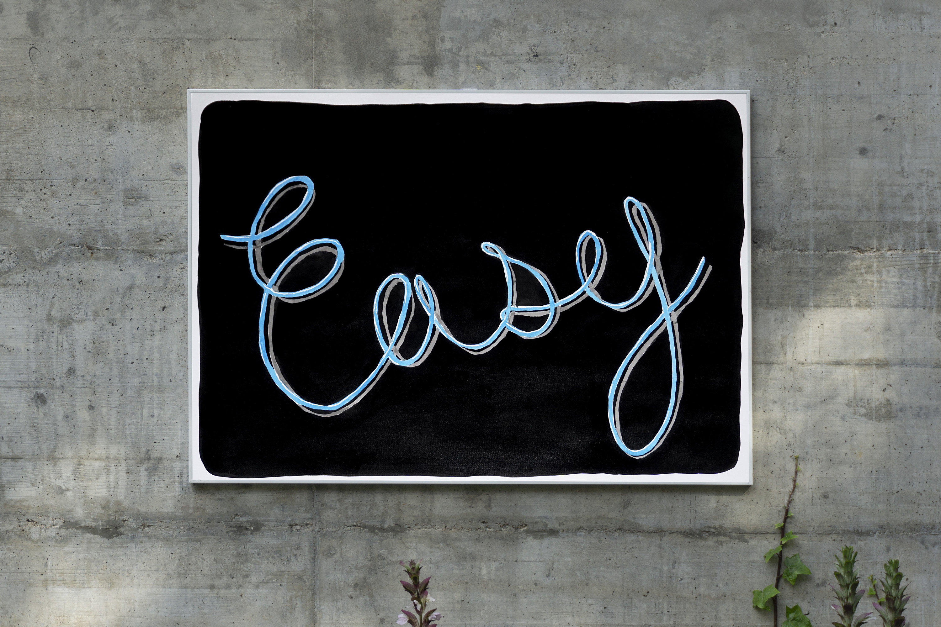 Easy Word Art Painting Calligraphy Art on Watercolor Paper - Etsy