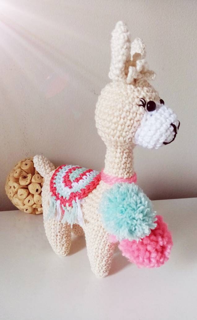 Alpaca Toy Lama Crochet Toy Alpaca Soft Toy Amigurumi Lama - Etsy