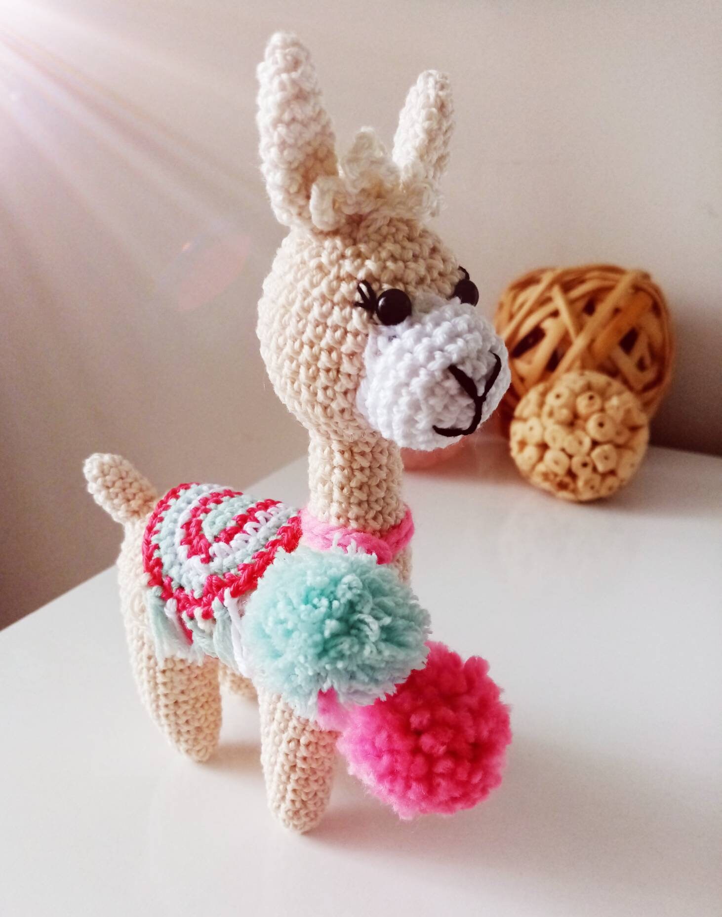 Alpaca Toy Lama Crochet Toy Alpaca Soft Toy Amigurumi Lama - Etsy