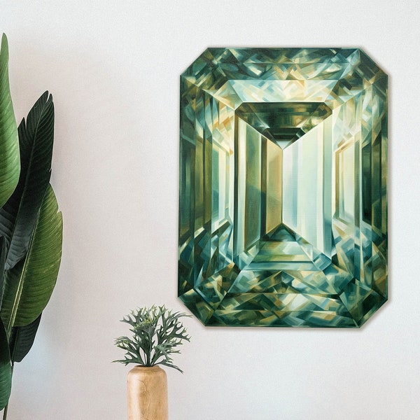 Emerald Wall Art - Etsy