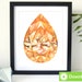 Citrine Gemstone Printable Art - for Personal Use, Wall Art Print ...