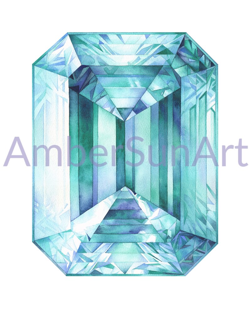 Emerald May Birthstone Printable Art - for Personal Use, Wall Art Print ...