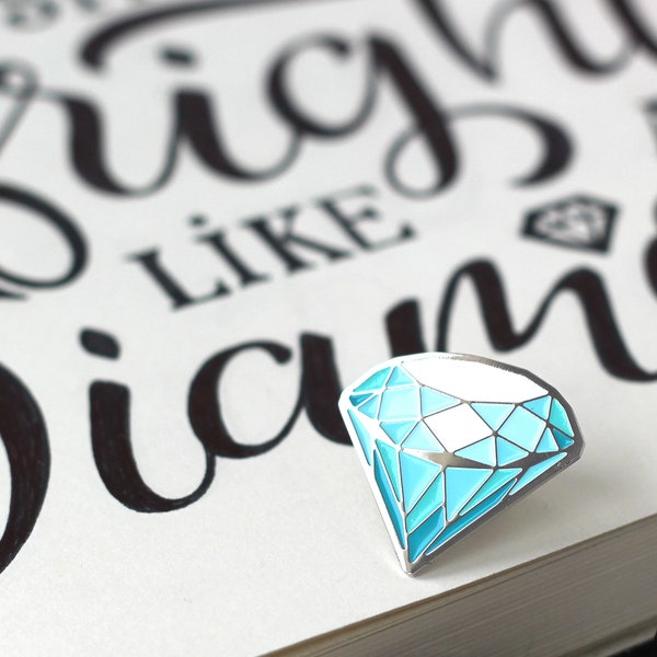 Diamond Shaped Pin - Etsy