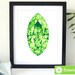 Set of 24 Gemstone Vinyl Stickers, Laptop Stickers, Gem Stickers ...
