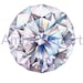 Round Diamond Printable Art - for Personal Use, Crystal Watercolor ...