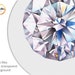 Round Diamond Printable Art - for Personal Use, Crystal Watercolor ...