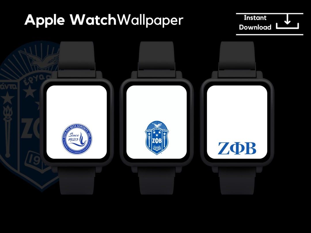 Zeta Phi Beta Sorority, Inc. Apple Watch Wallpaper Background | Digital ...
