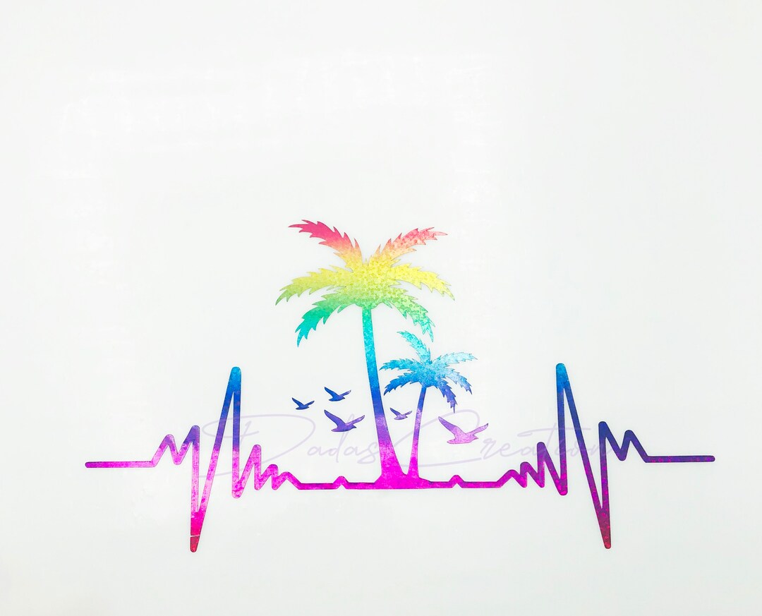 Rainbow Beach Life Sticker Salty Beach Sea Salt Beach Life - Etsy