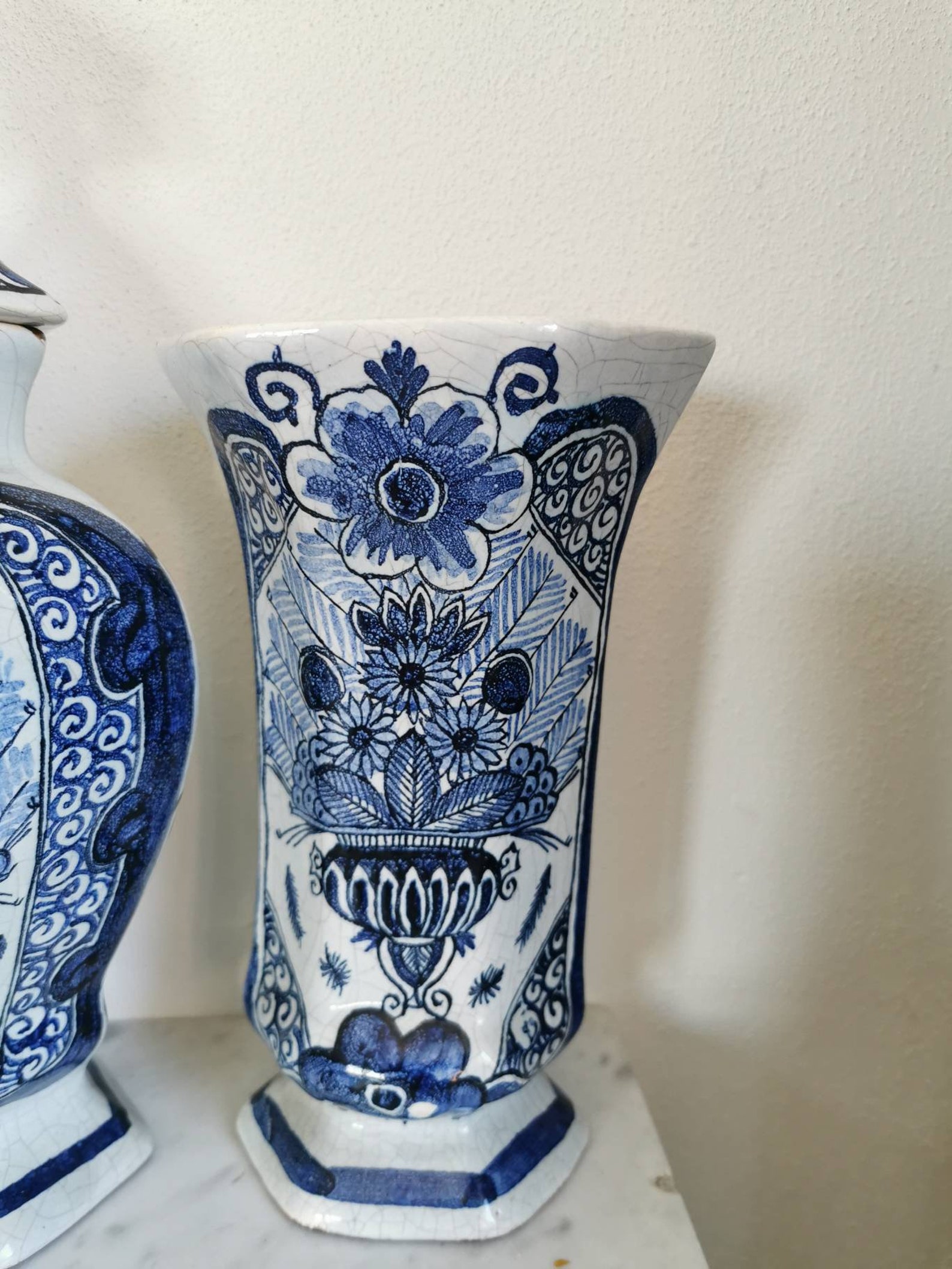 Original Delftware Antique Blue Delft Delfts Blauw Cabinet - Etsy
