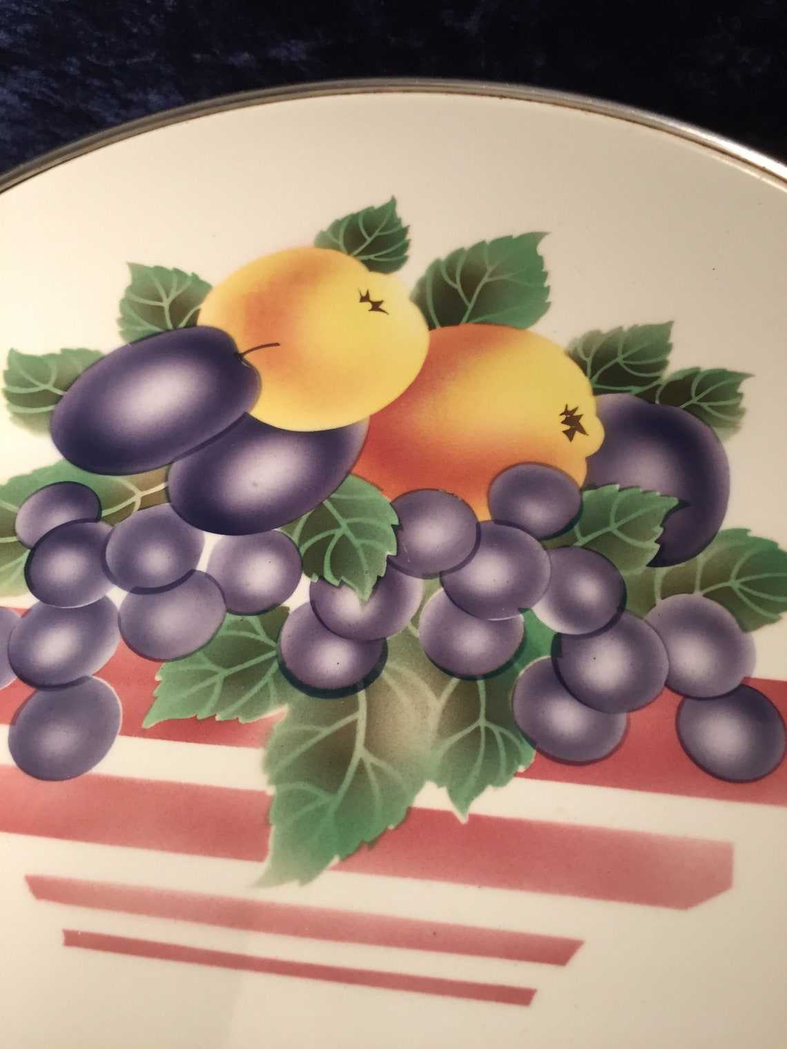 Vintage 1930s China Cake Stand Fruit Plate - Etsy