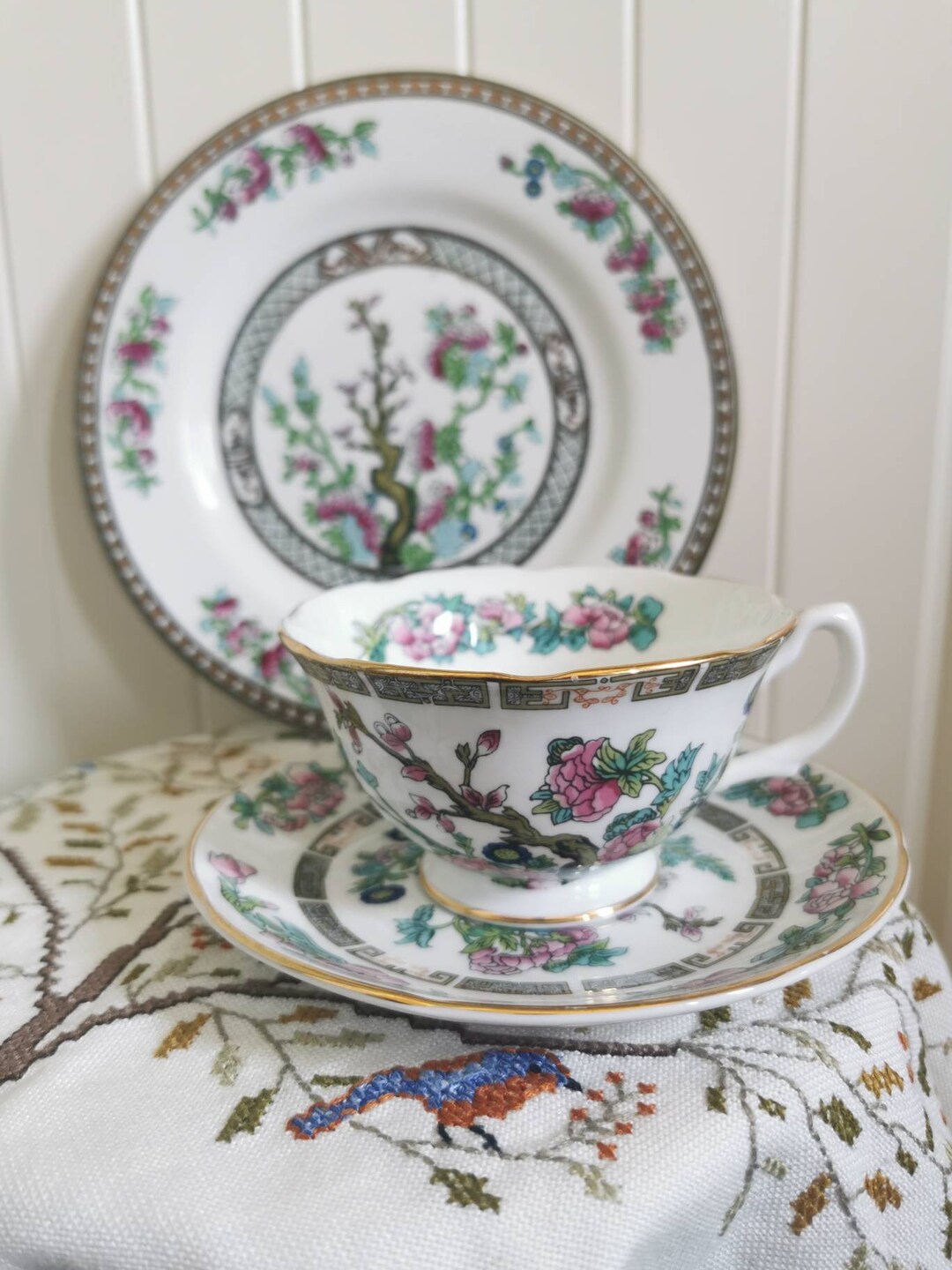 Royal Grafton Teacup, Jubilee Tea Party, Indian Tree Tea Cup and Spoon ...