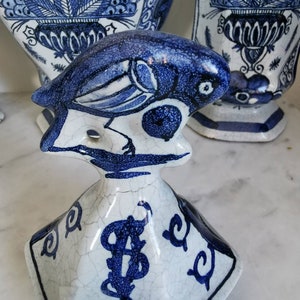 Original Delftware Antique Blue Delft Delfts Blauw Cabinet - Etsy