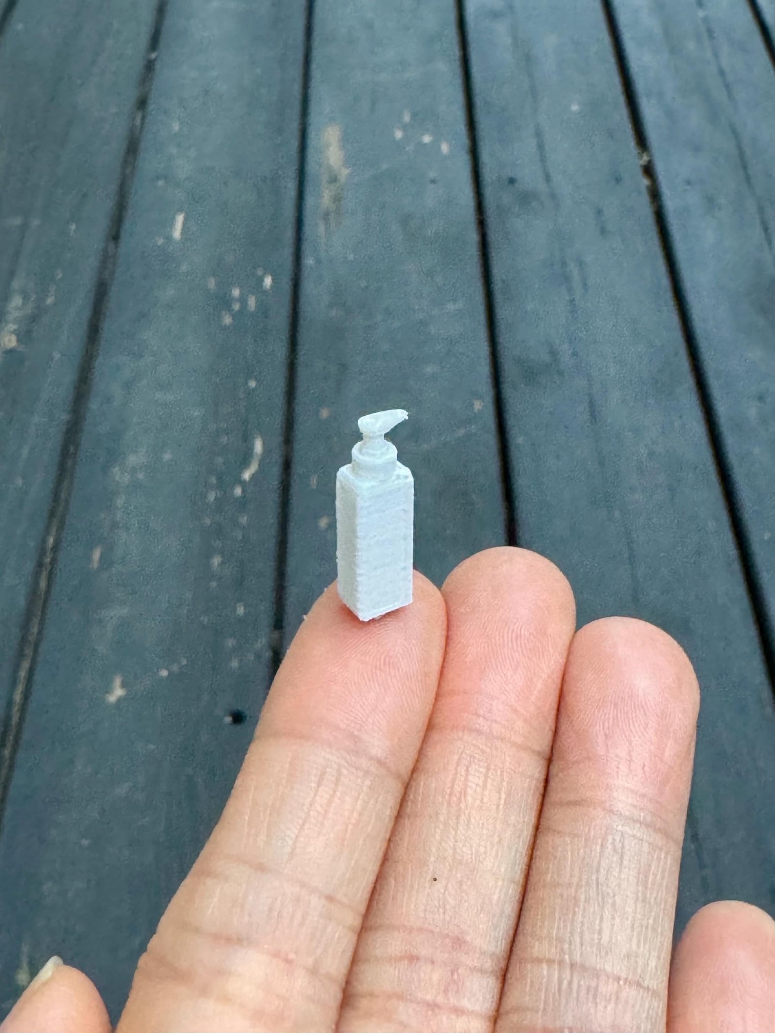 Unpainted Unlabeled DIY 1:12 Miniature Dollhouse Pump Bottle Lotion ...