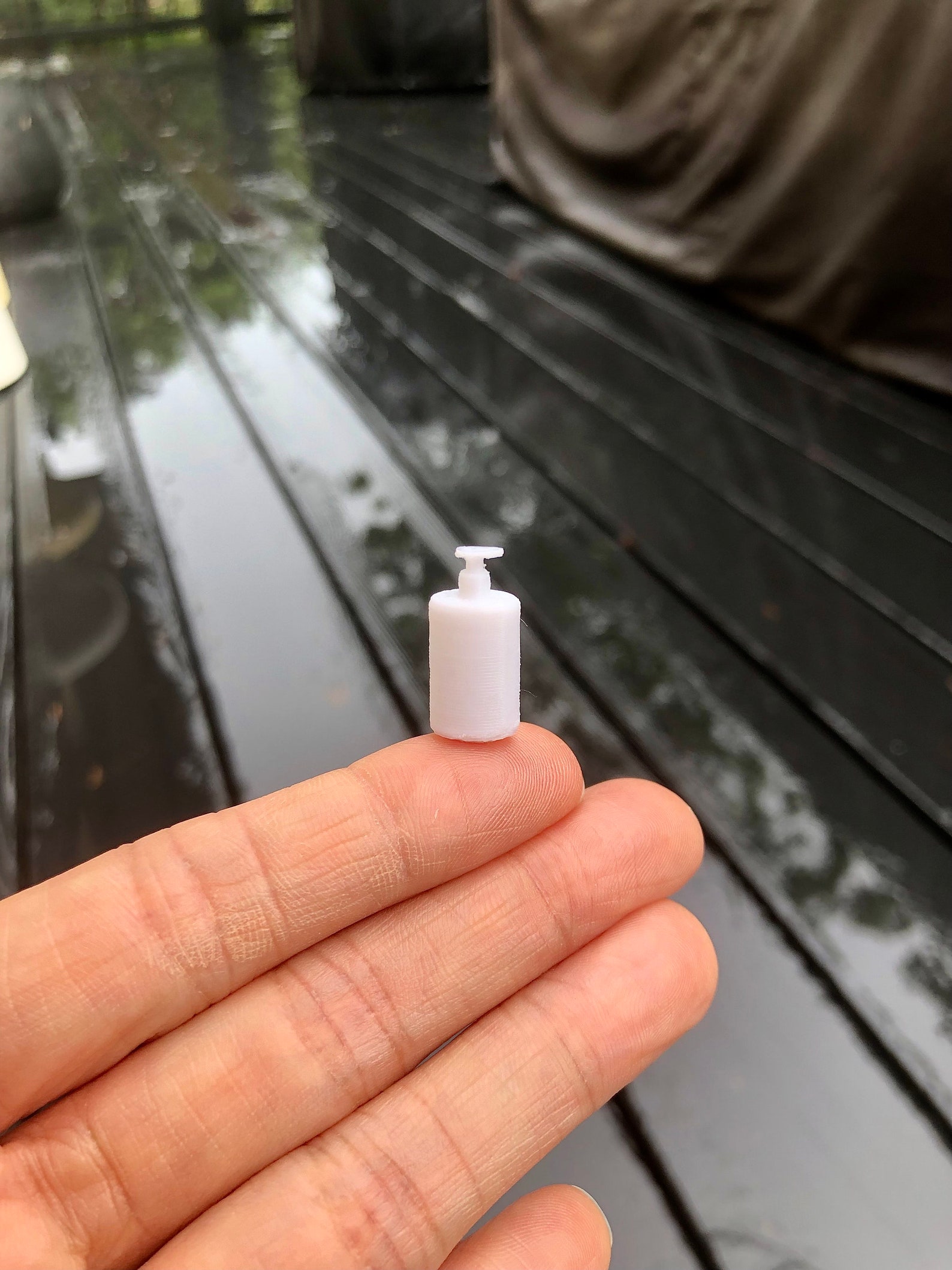 Unpainted Unlabeled DIY 1:12 Miniature Dollhouse Pump Bottle Lotion ...