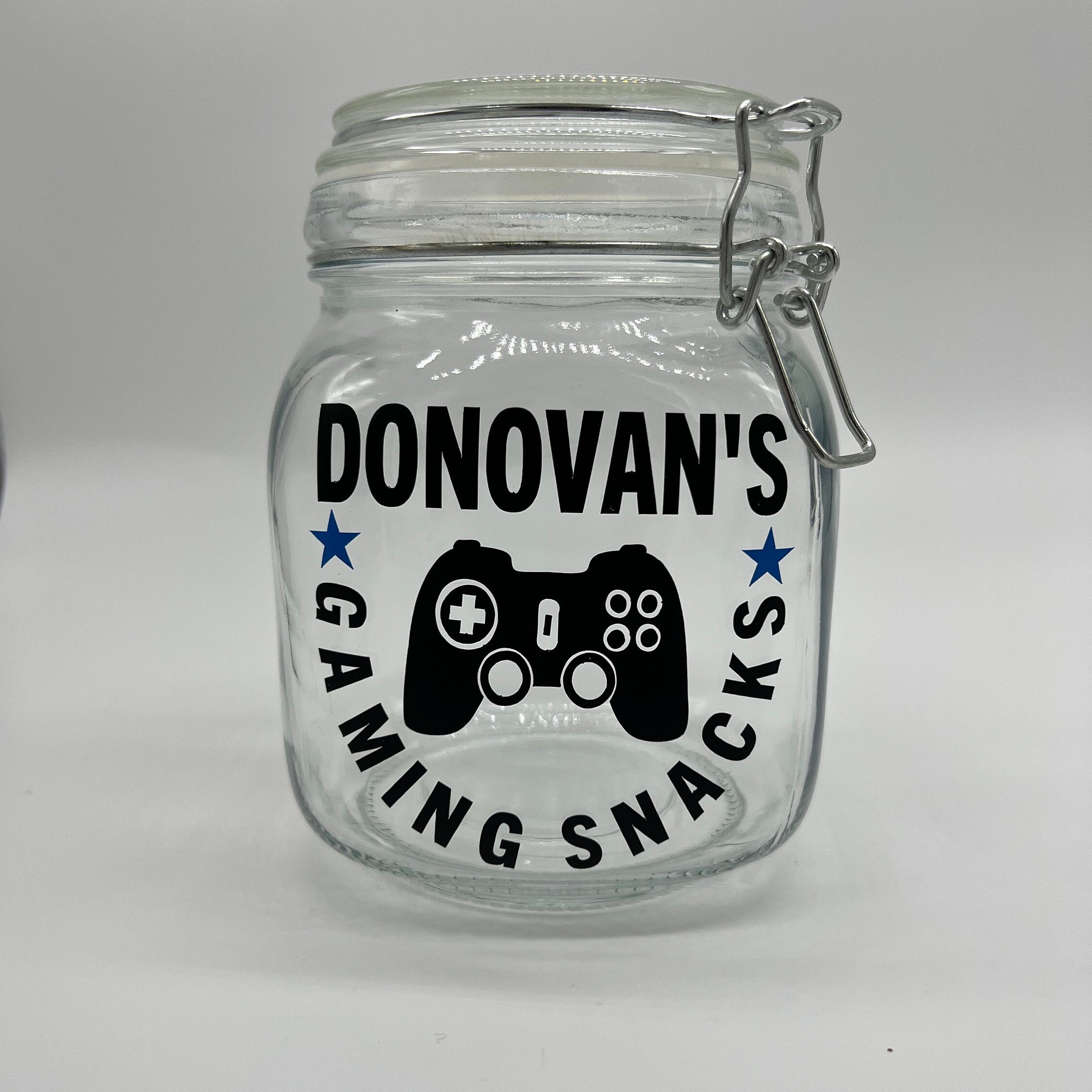 Personalised Gaming Snacks Jar Gaming Jars Snack Jars - Etsy