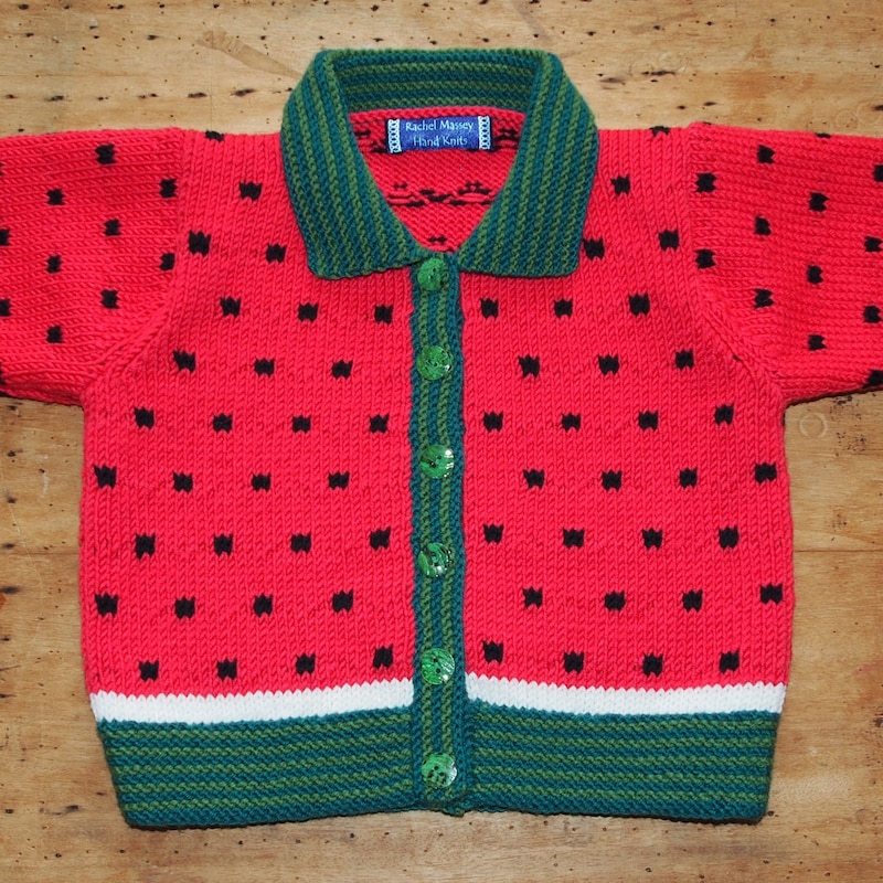 Watermelon Cardigan - Etsy