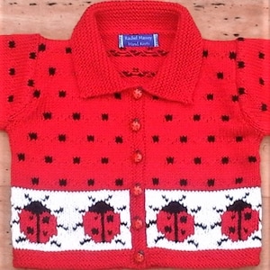 Ladybird Cardigan - Etsy