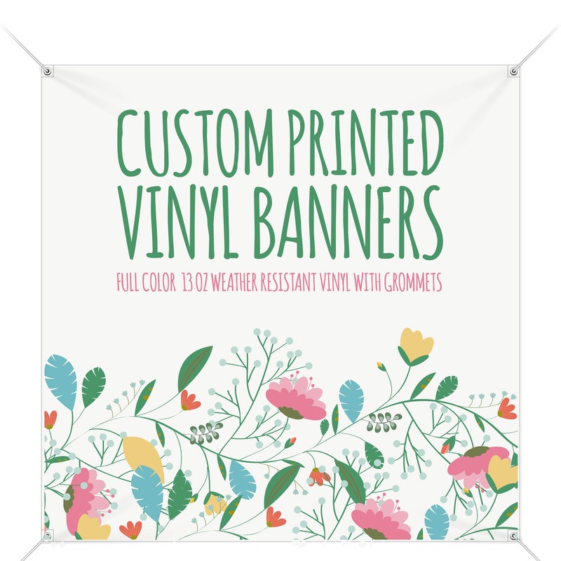 Printed Banner - Etsy