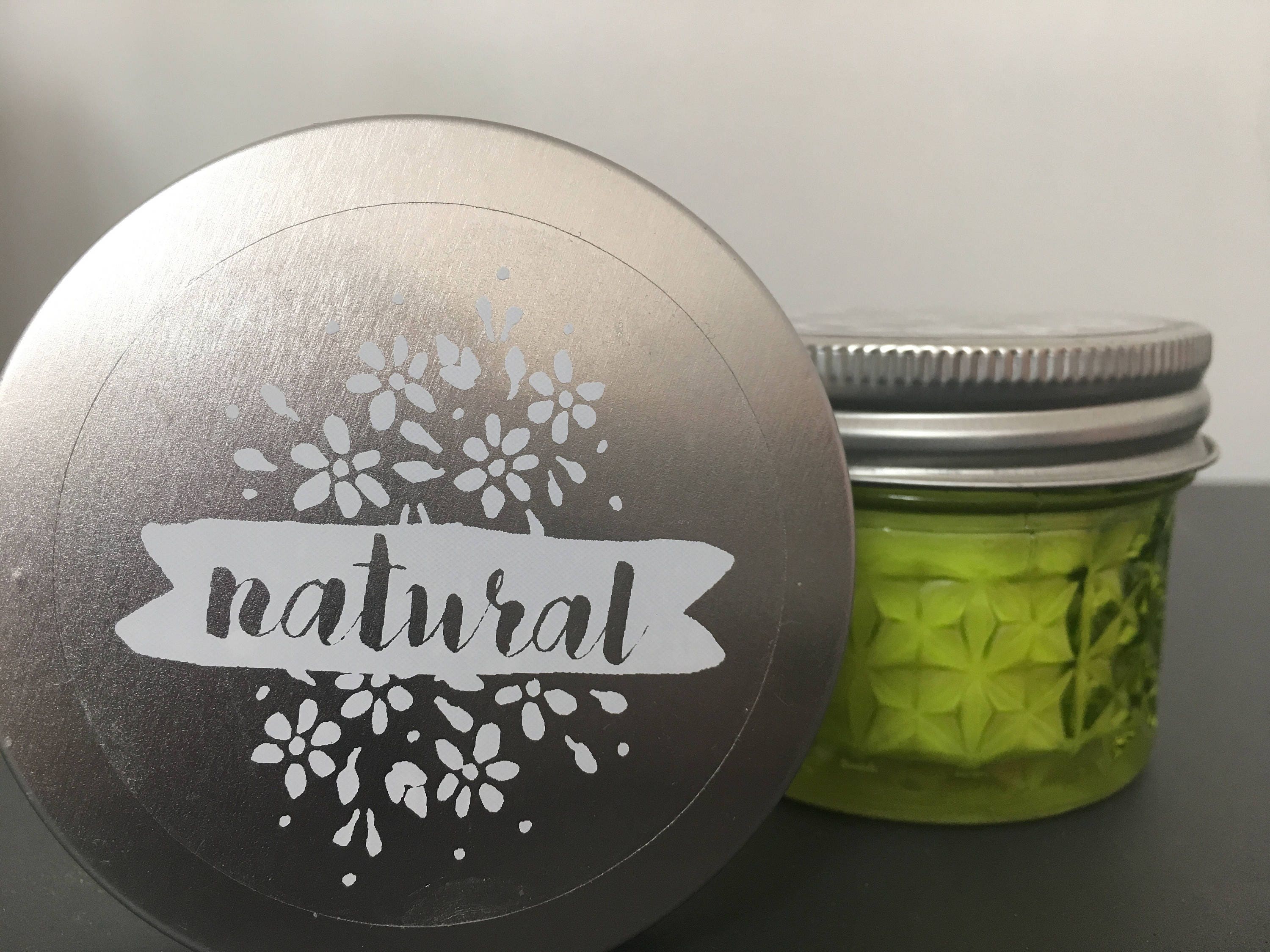 Round Sticker Labels, White Ink on Clear Vinyl, 25 Round Labels, Clear ...