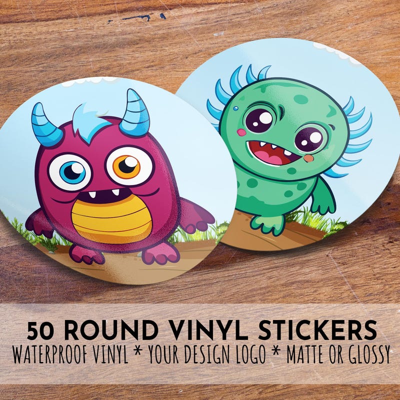 Custom Die Cut Stickers Cheap - Etsy