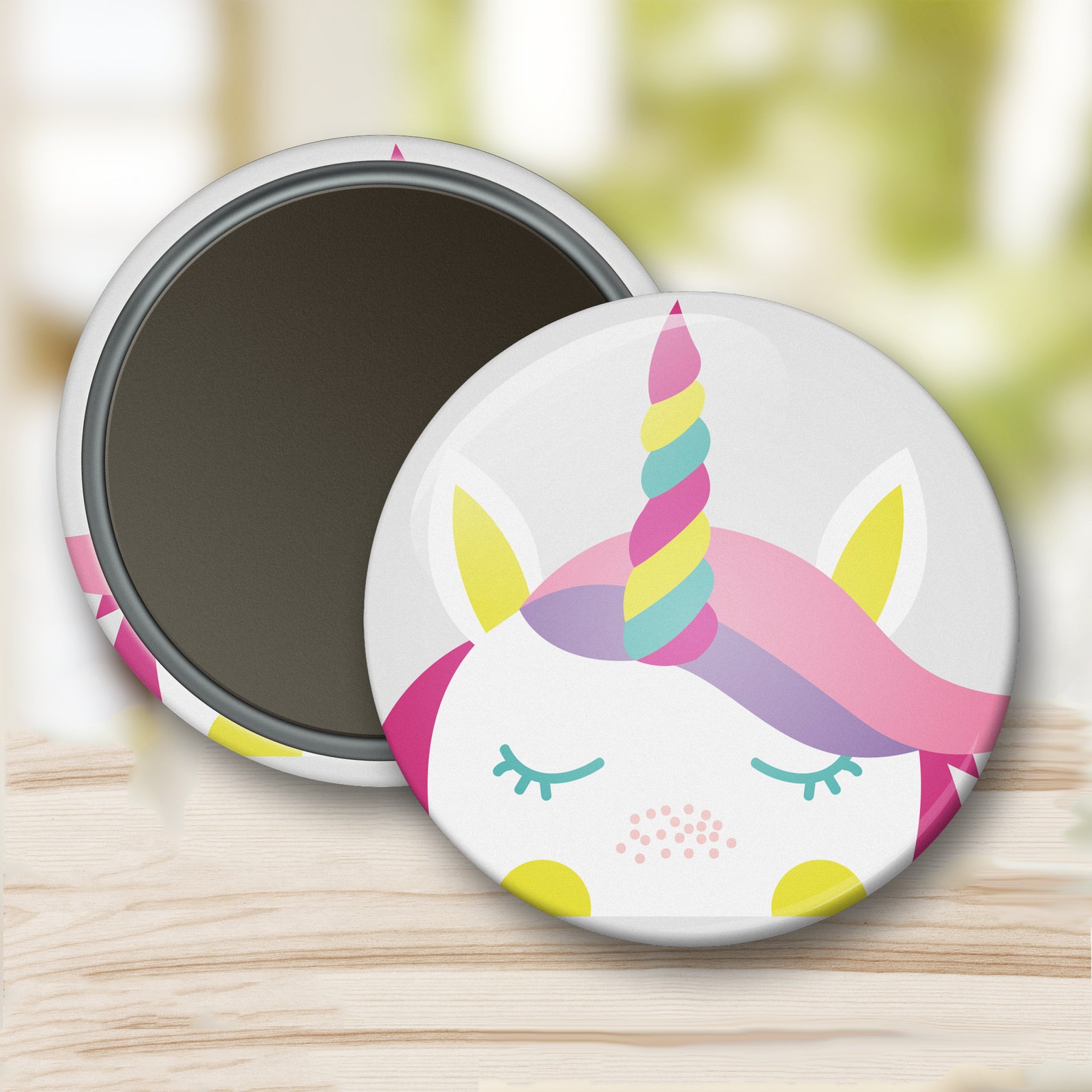 100 Custom Button Magnets Fun Favors for Party, Wedding, and Baby ...