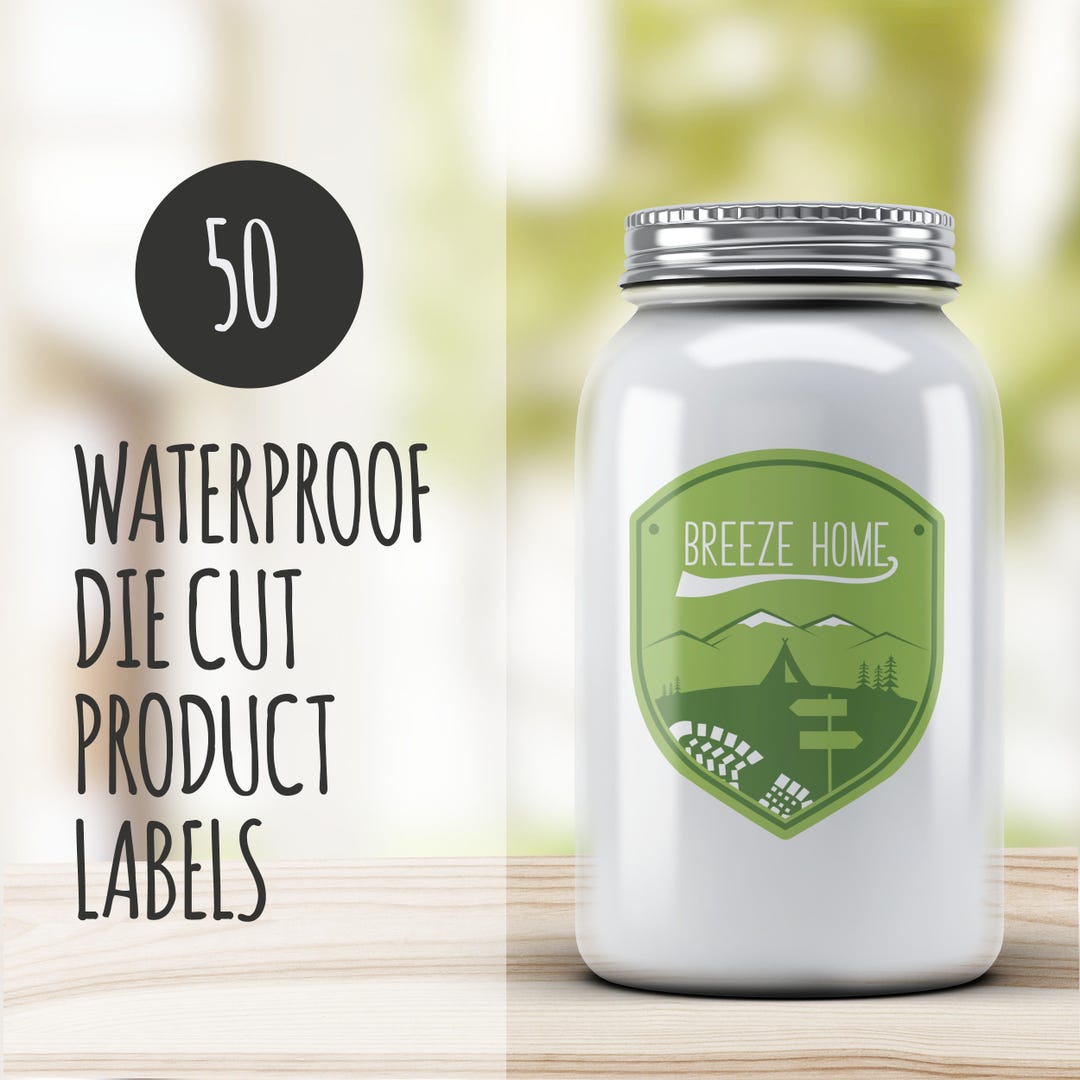 Custom Sticker 50 Custom Labels Printed Stickers Die Cut - Etsy